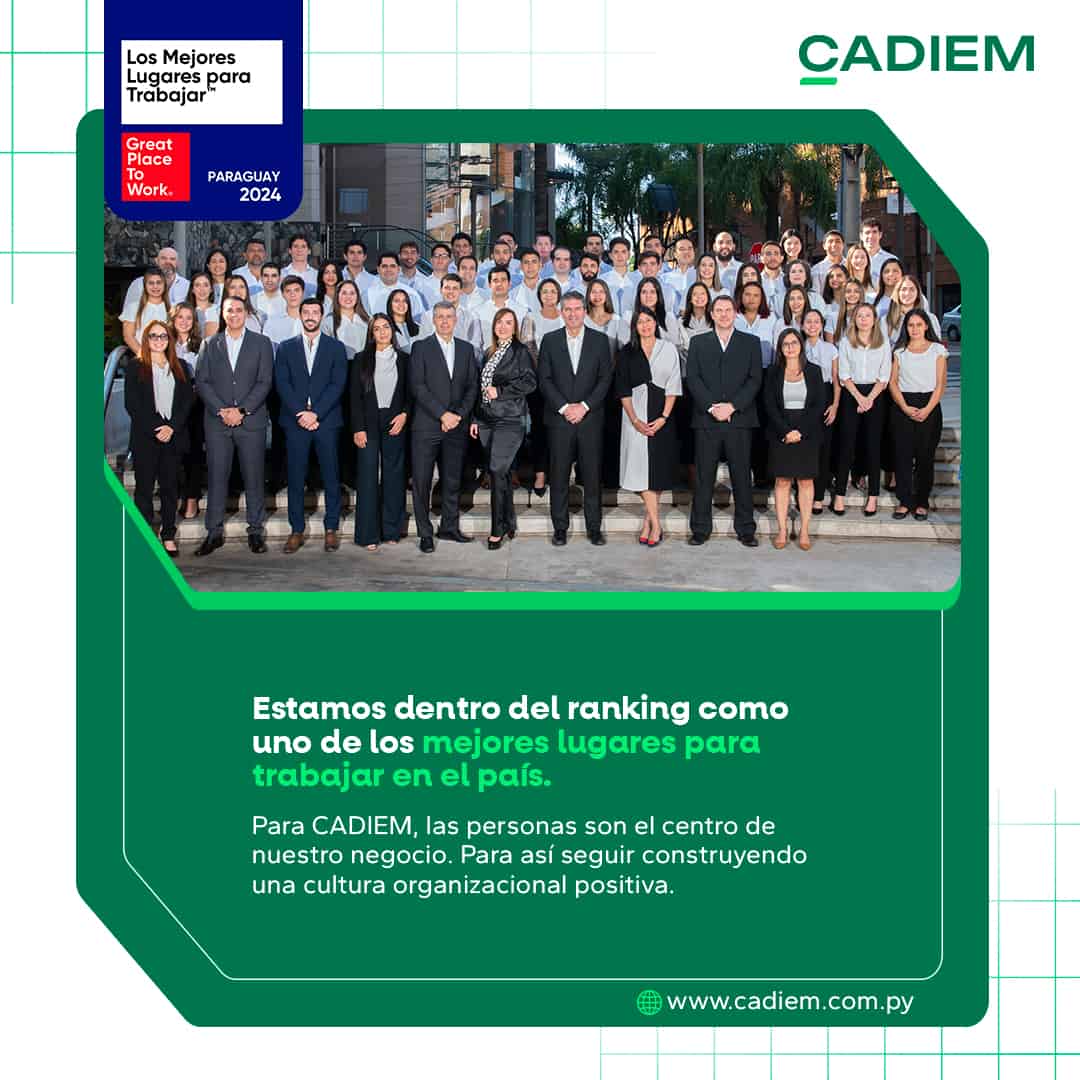 CADIEM Casa de Bolsa, reconocida por Great Place To Work como uno de los Mejores Lugares para ...
